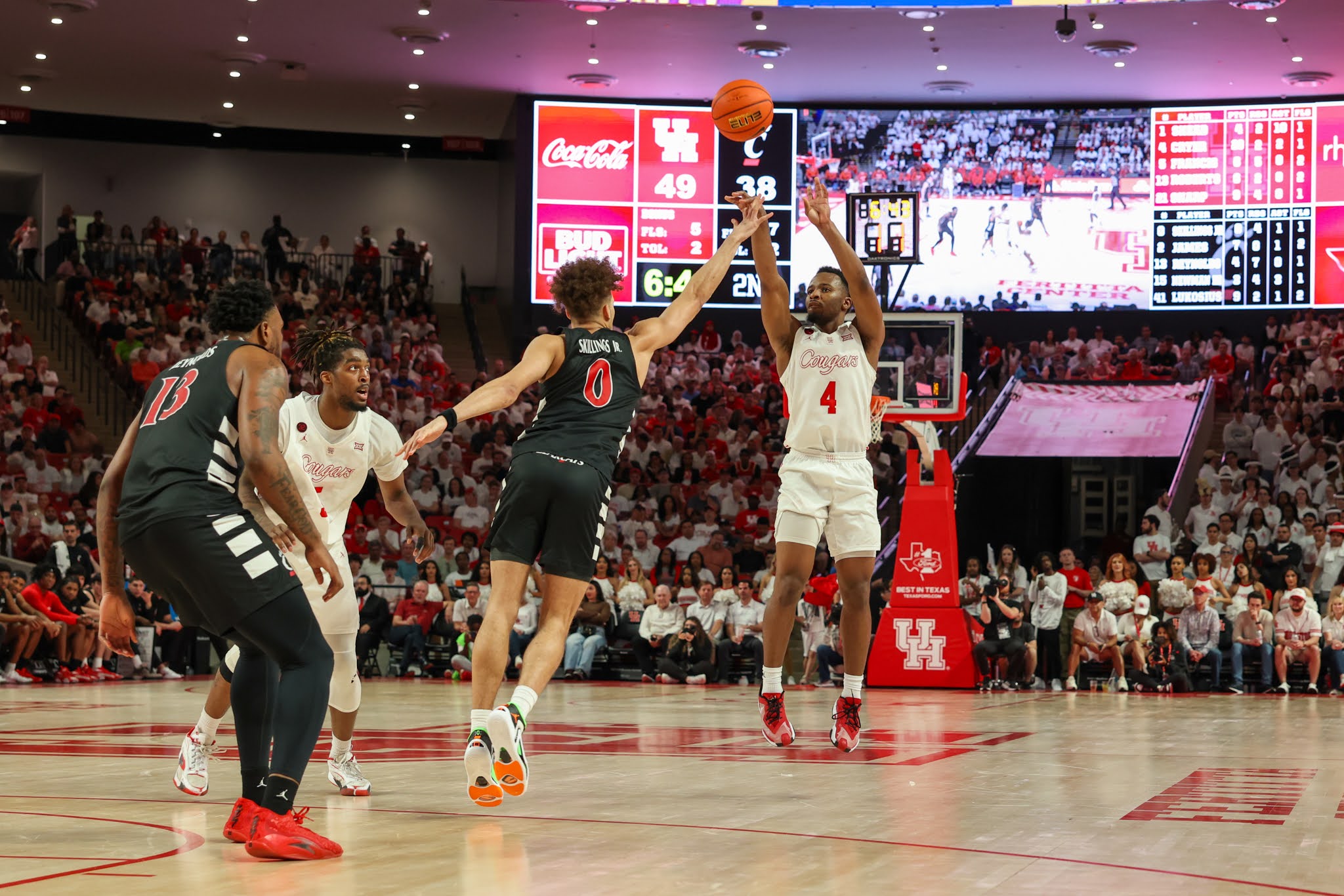LJ Cryer for 3 vs Bearcats » GoCoogs.com