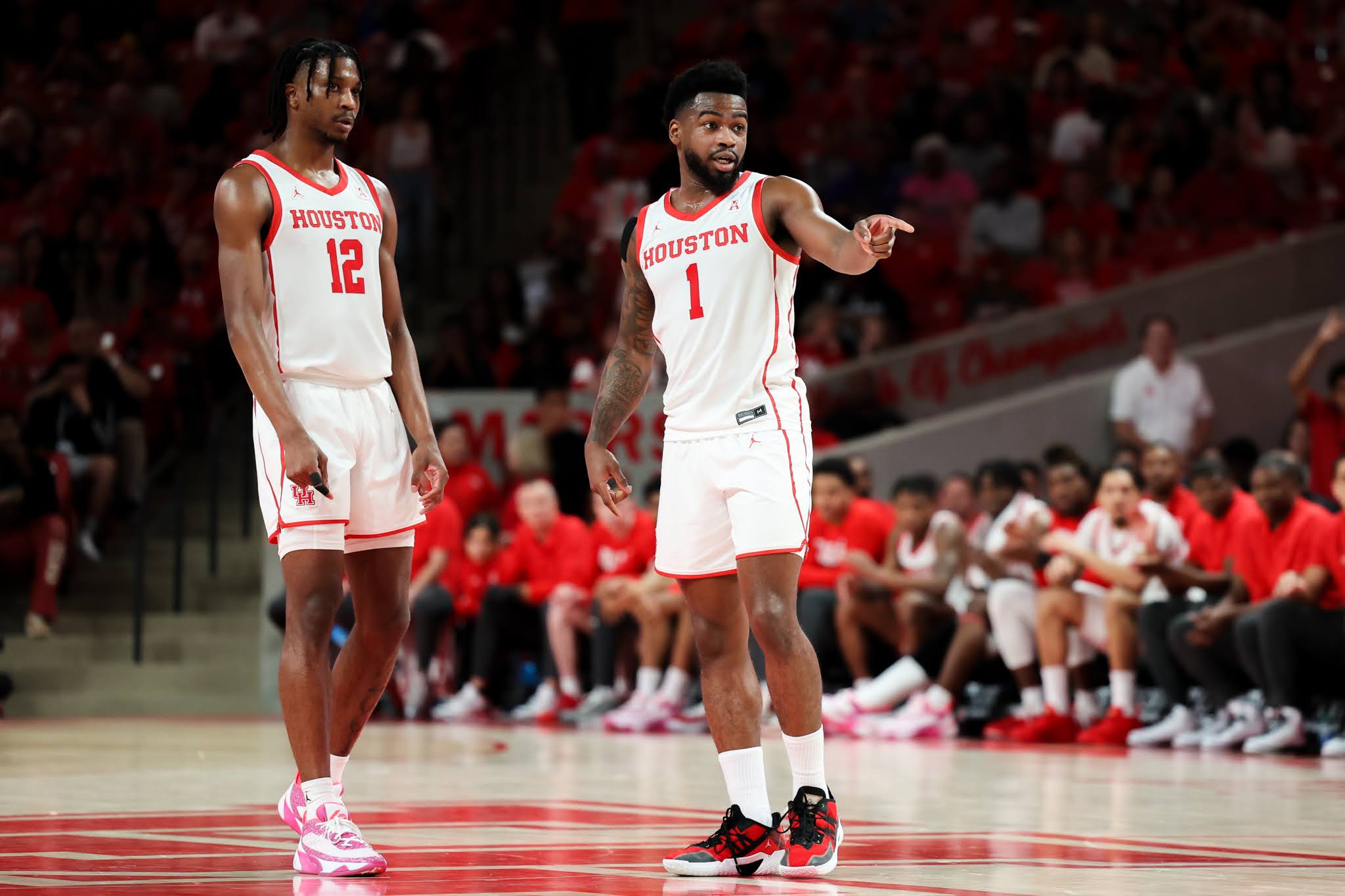Mark and Shead in the Wichita State game » GoCoogs.com