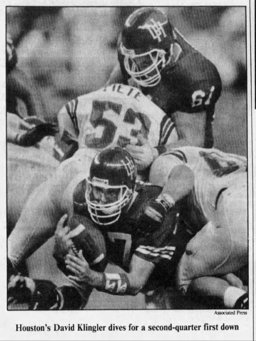 David Klingler sets an NCAA record with 6 TDs in a quarter » GoCoogs.com